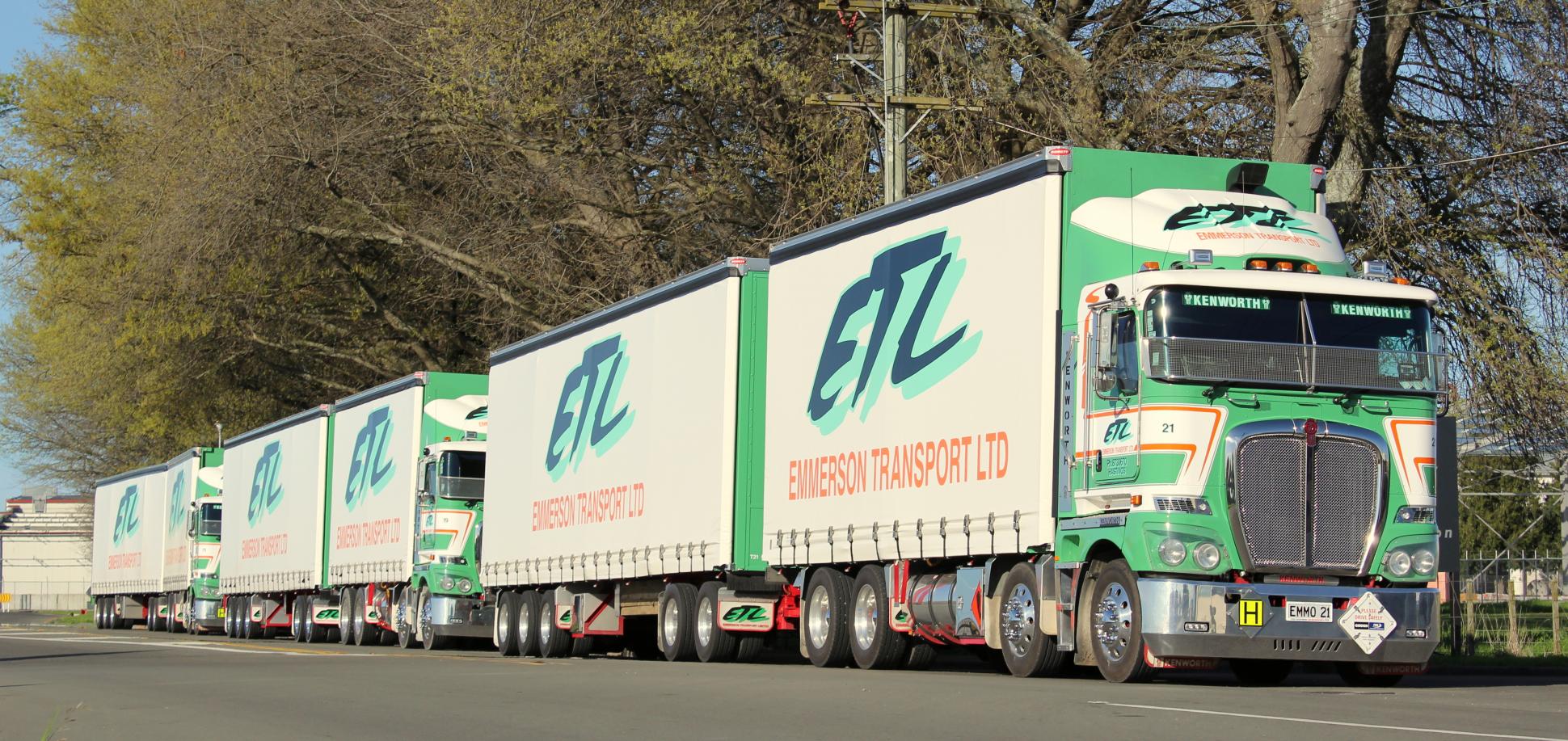 Servicing your requirements daily | Emmerson Transport Ltd