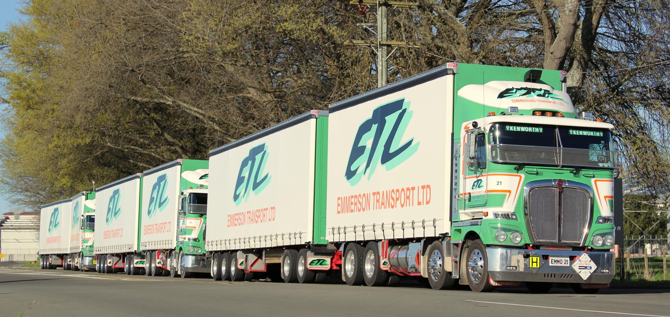 Servicing your requirements daily | Emmerson Transport Ltd